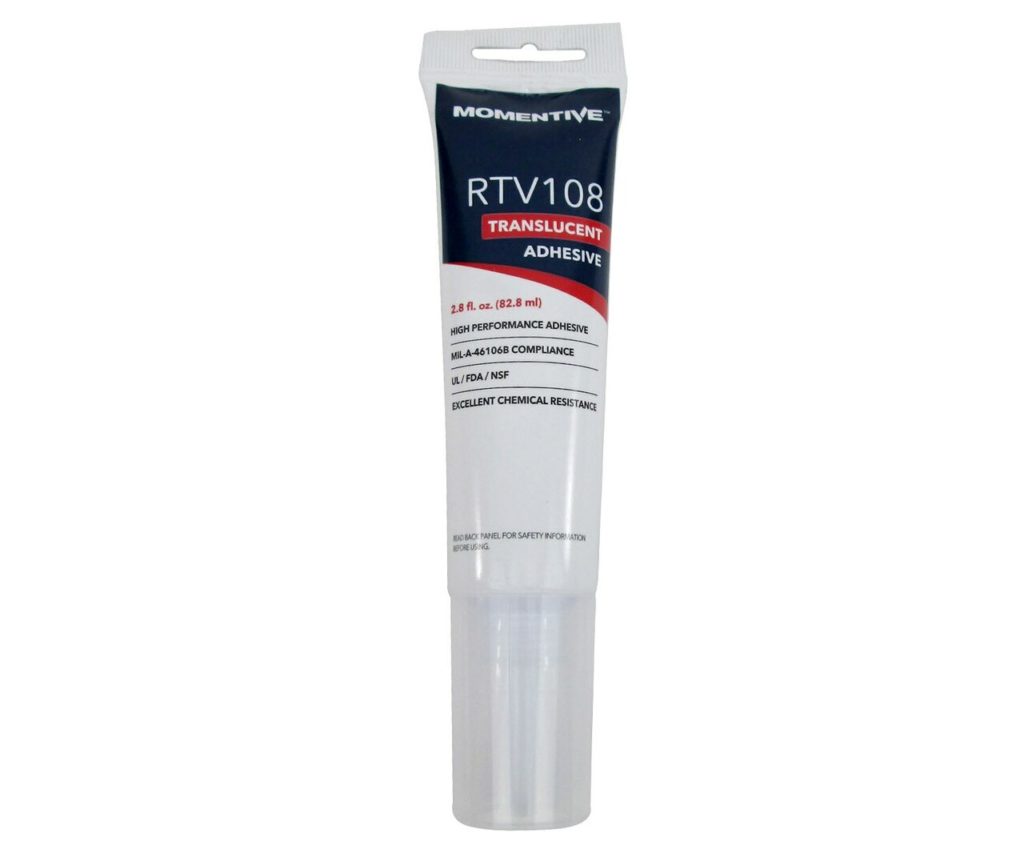 MOMENTIVE RTV 108 Silicone Adhesive Sealant-Clear-2,8oz ...